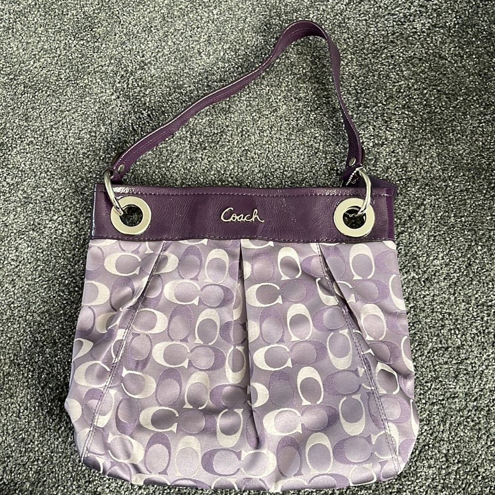 Coach Purple Purse - Gem